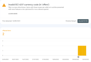 آموزش خطای Invalid ISO 4217 currency code (in 'offers') کنسول جستجوی گوگل - وبلاگ ژاکت